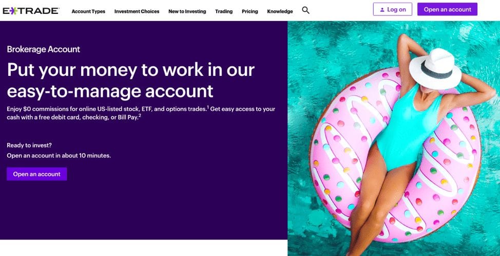 E-Trade Review 2020 | Commission Free Trades + Easy To Use App