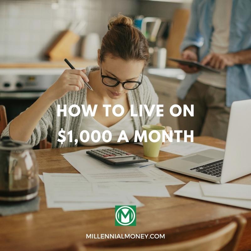 How To Live On $1000 Dollars a Month | Millennial Money